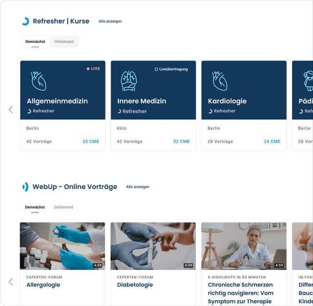 Facharztvorbereitungskurse | FOMF